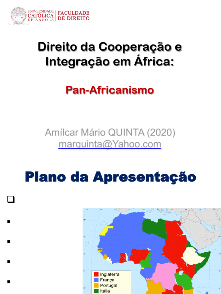 DCIA (Pan-Africanismo) | PDF