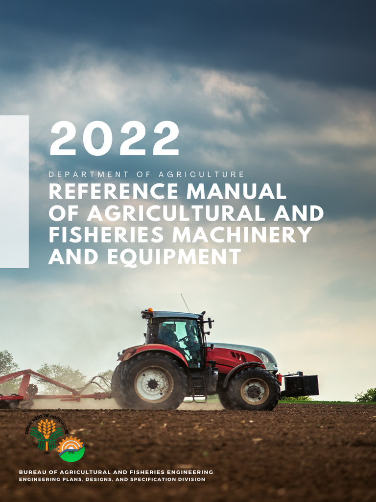 2022 Reference Manual For Agricultural and Fisheries Machinery and ...