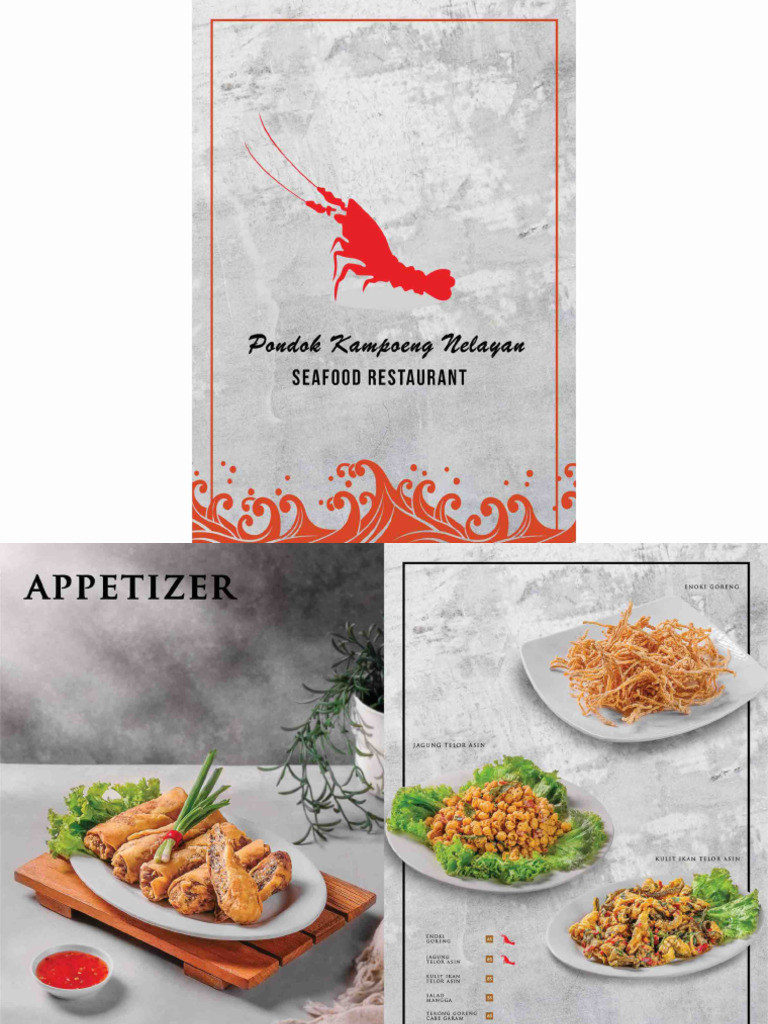 Menu Revisi Kampung Nelayan Terbaru | PDF