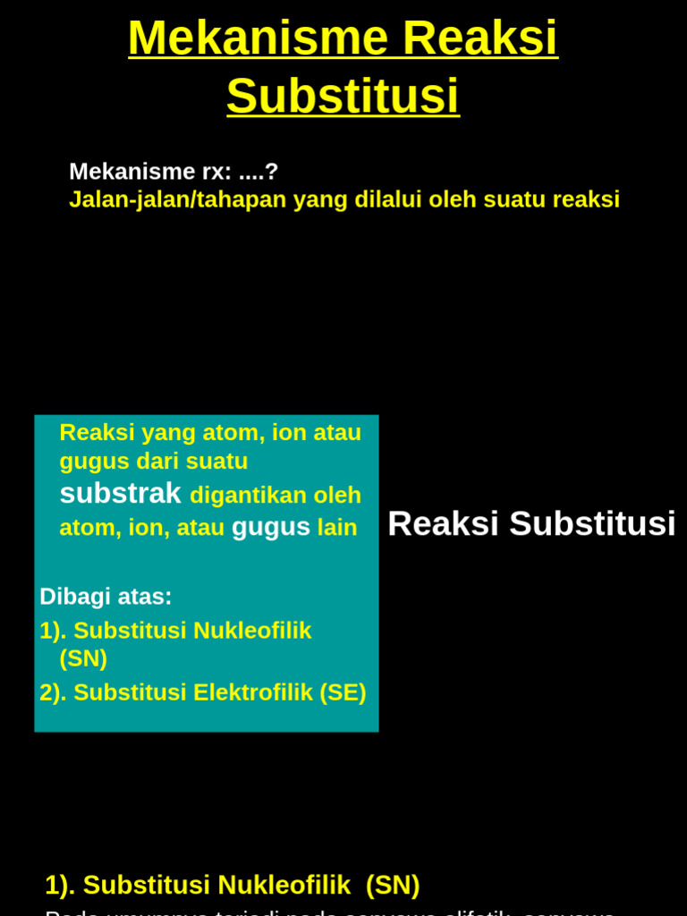 Mekanisme Substitusi Nu | PDF
