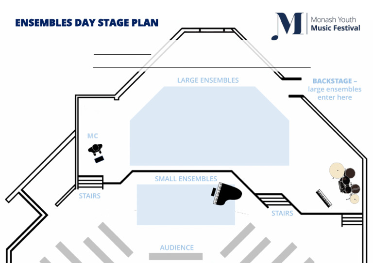 Stage Plan - Monash Youth Music Festival (2024) Stage Plan Proforma | PDF