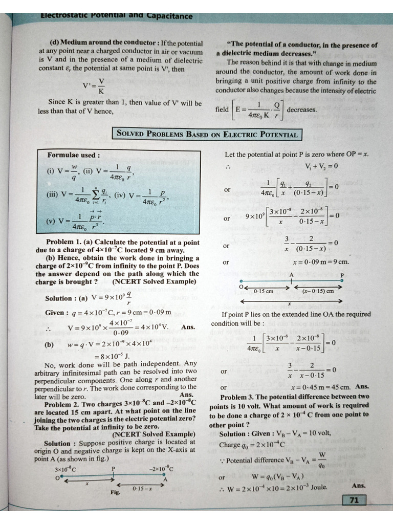 Question of Equipotential Surface | PDF