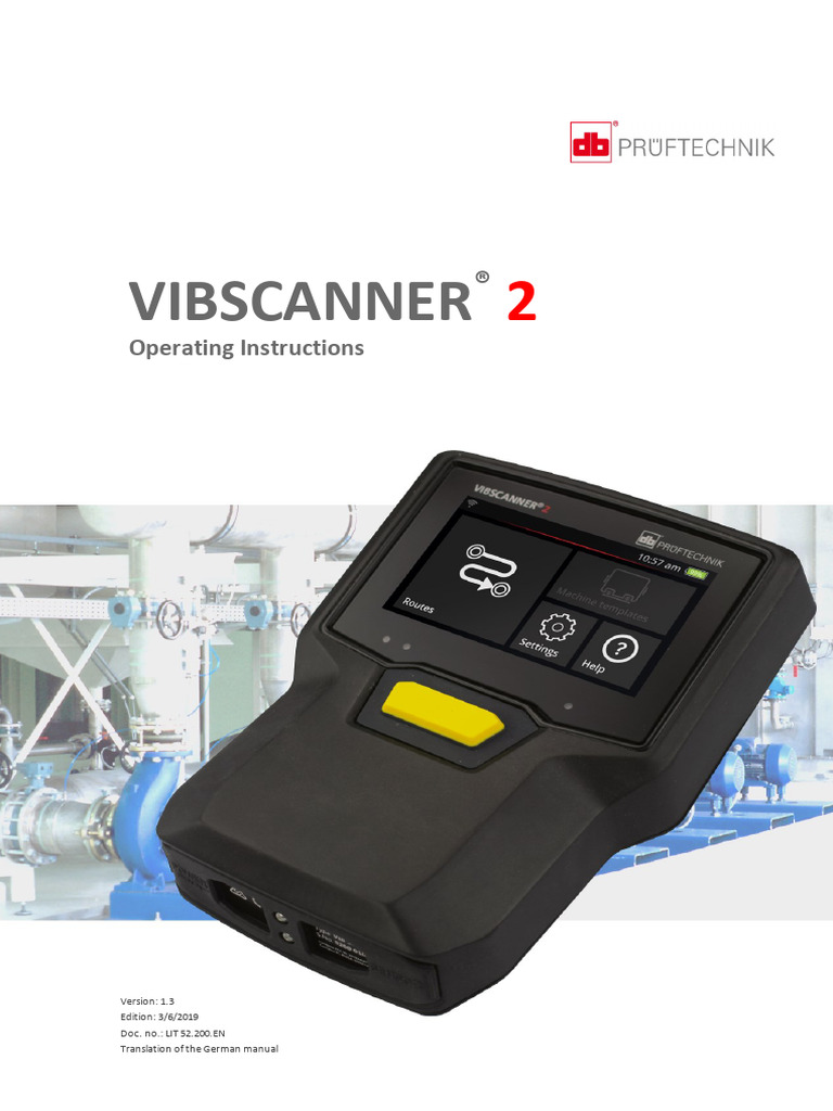 VIBSCANNER2 - Manual - LIT 52.200 - 032019 - en | PDF