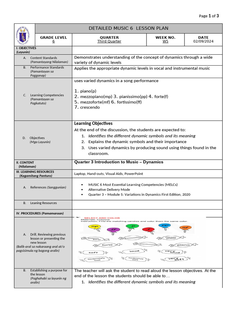 Understanding Dynamics in Music | PDF | Cognition | Learning