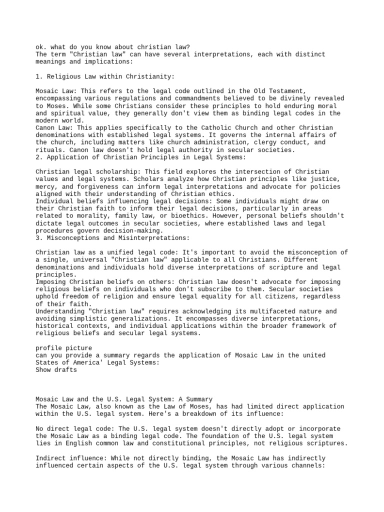 Religious Law Within Christianity | PDF