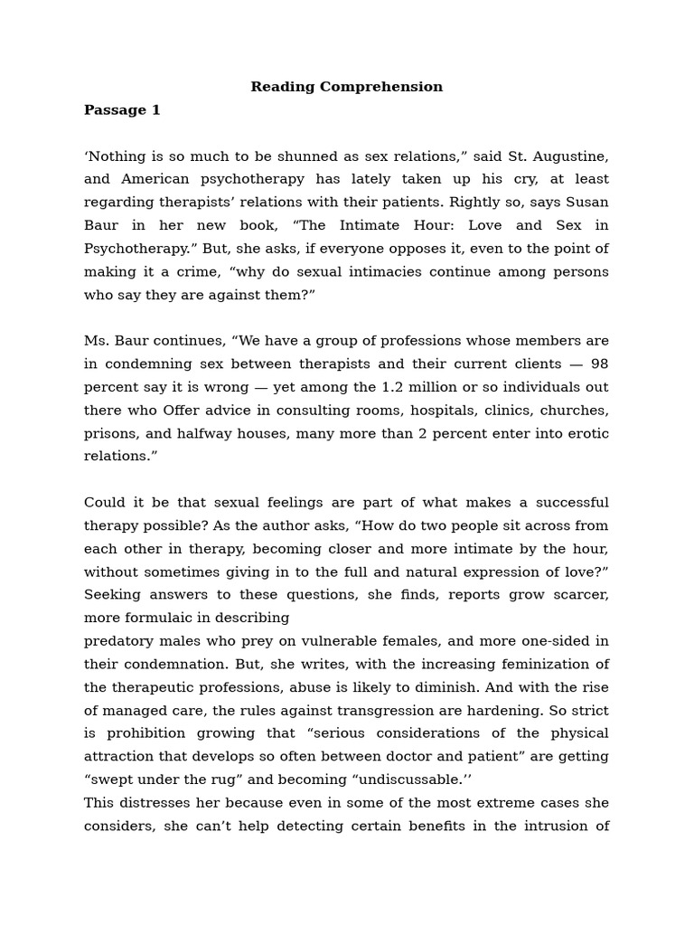 Reading Comprehension | PDF | Aircraft Carrier | Social Science