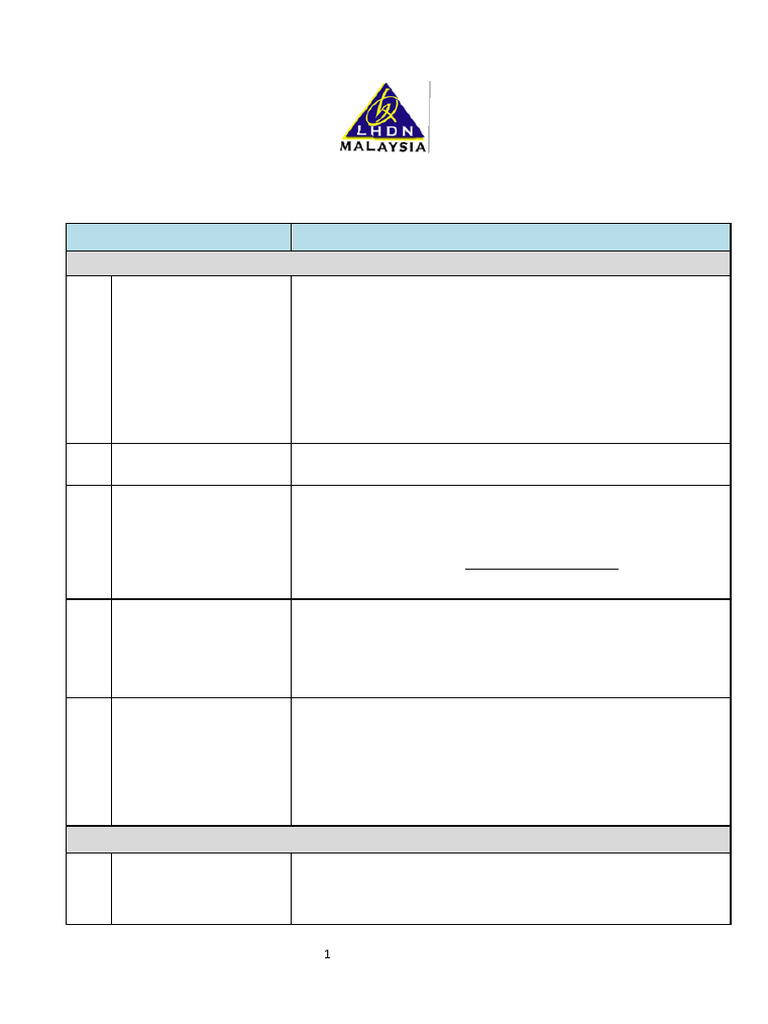 Panduan Borang CKHT 3 2024 | PDF