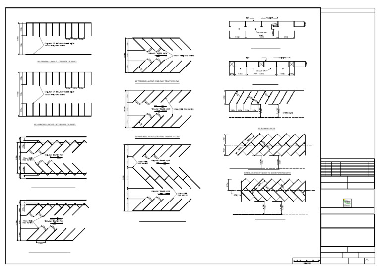 STD-020 Typical Layout of Parking Bays | PDF