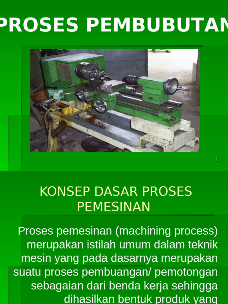 Proses-Bubut 1 | PDF