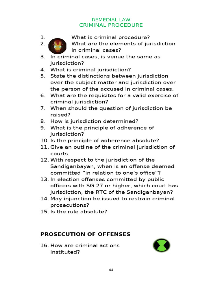 Criminal Procedure | PDF