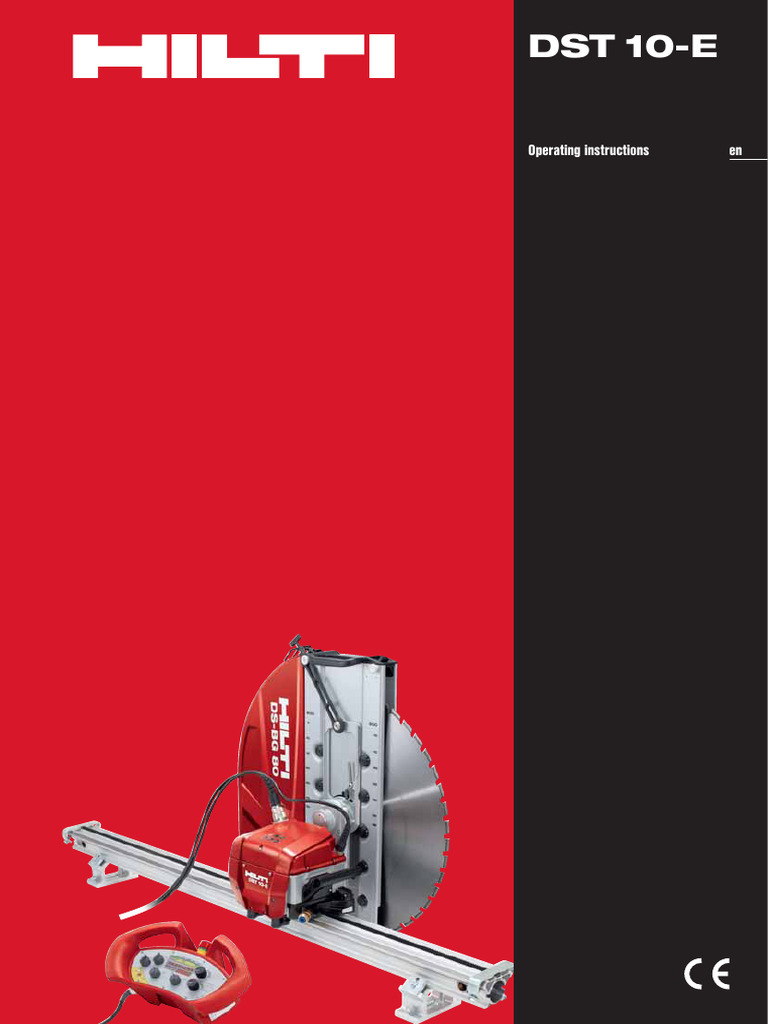 HILTI DST-10-E-01-Operating-Instruction | PDF