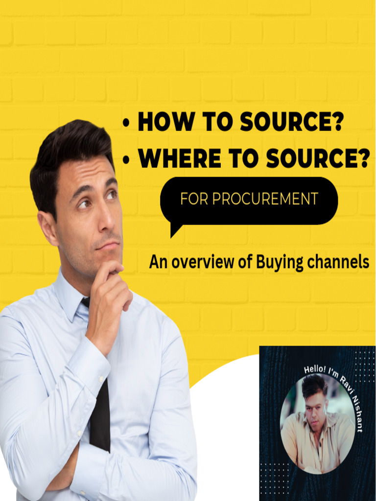 Sourcing Channels 1688521946 | PDF
