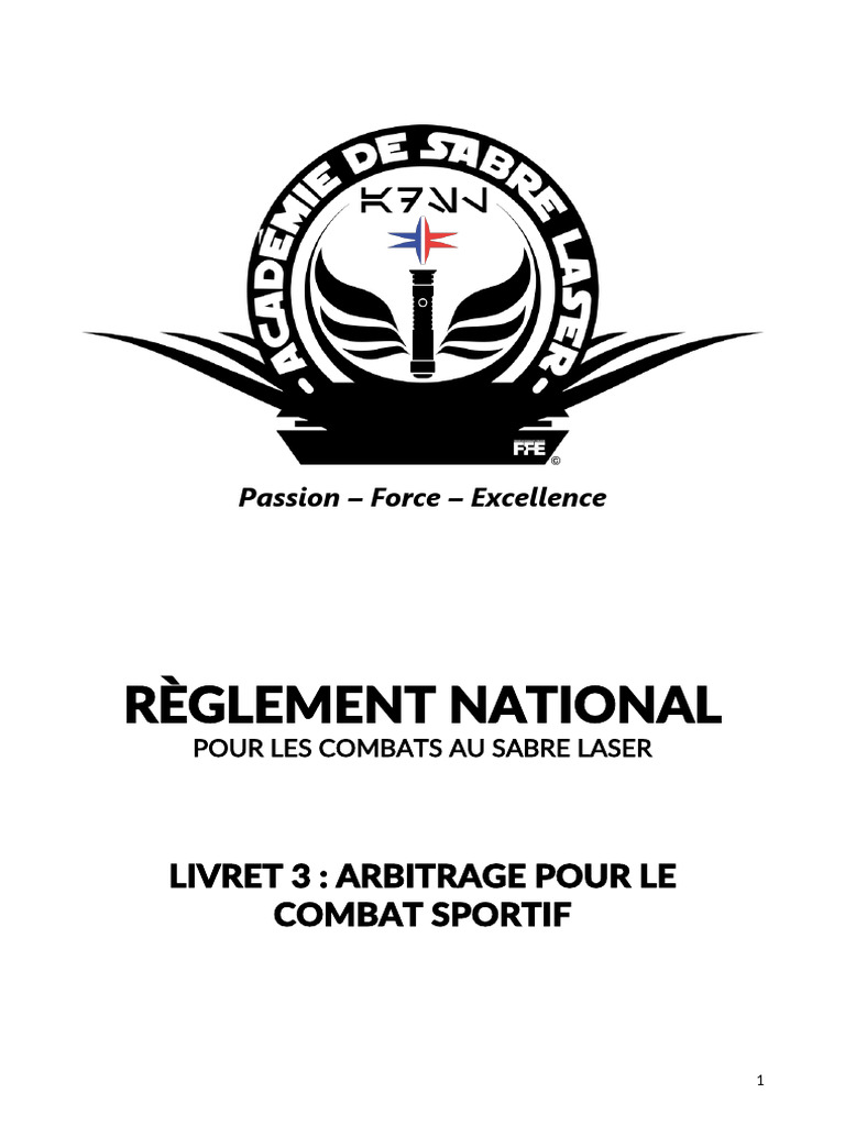 REGLEMENT Livret3 Arbitrage V.juin2023 | PDF