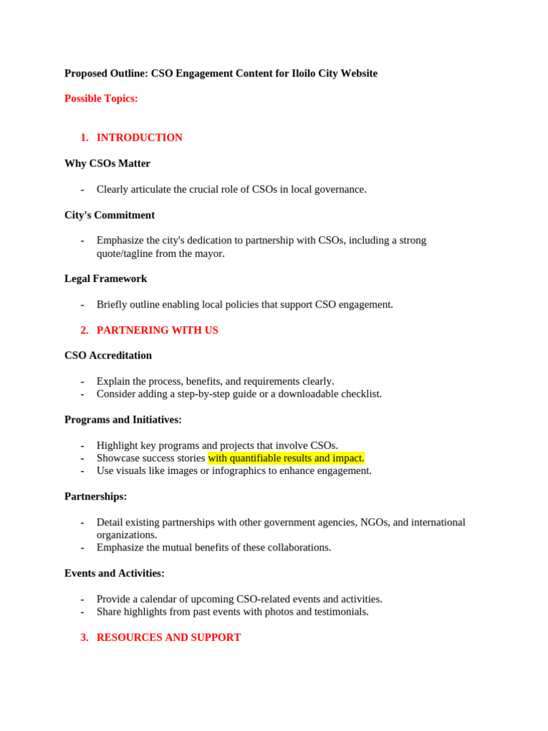 CSO Content Website | PDF