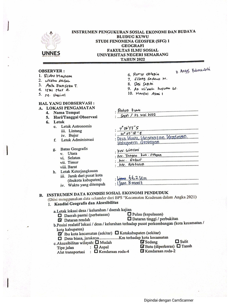 Sosial - Bledug Kuwu | PDF