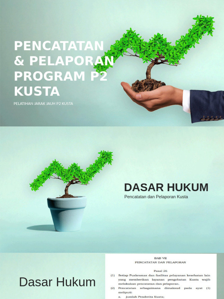 Pencatatan & Pelaporan Program P2 Kusta | PDF