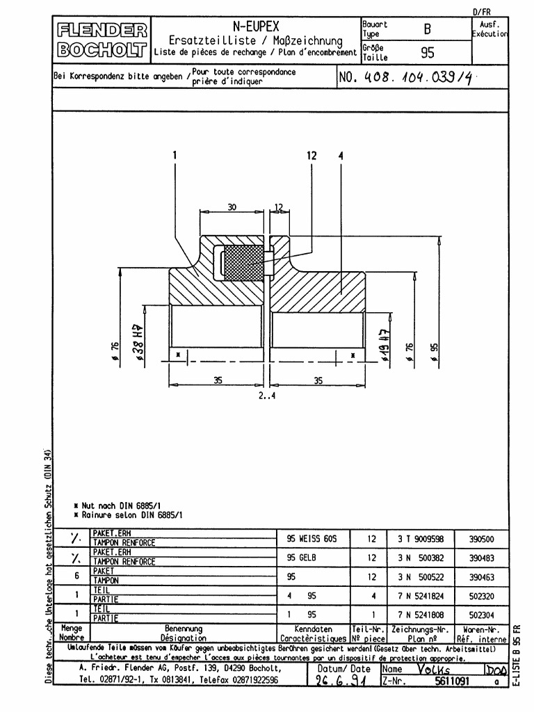 007 Flender Bocholt N°7-924757-SN°408-104-039-4 | PDF