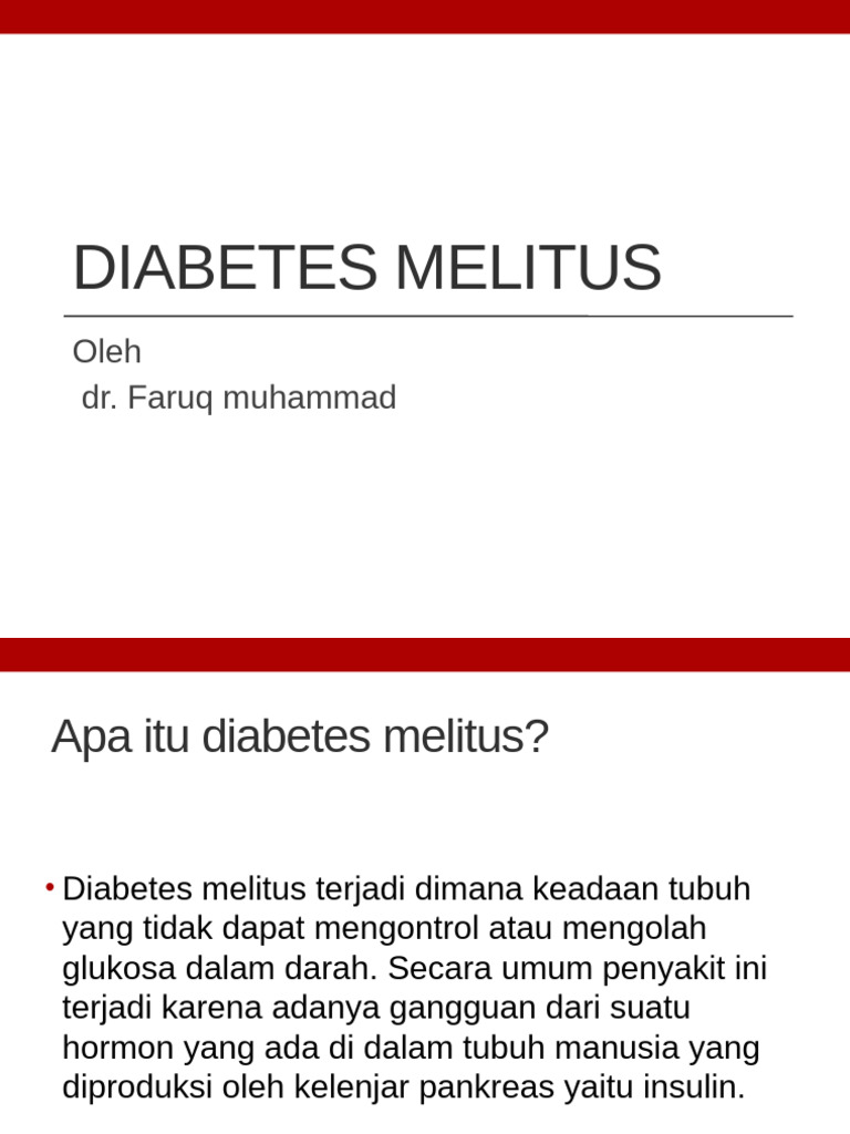 Diabetes Melitus Pdf