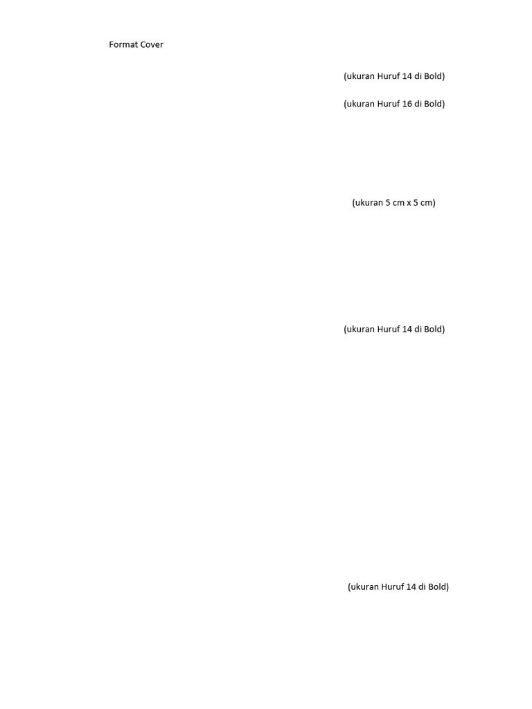 Format Tugas I Membuat Makalah | PDF