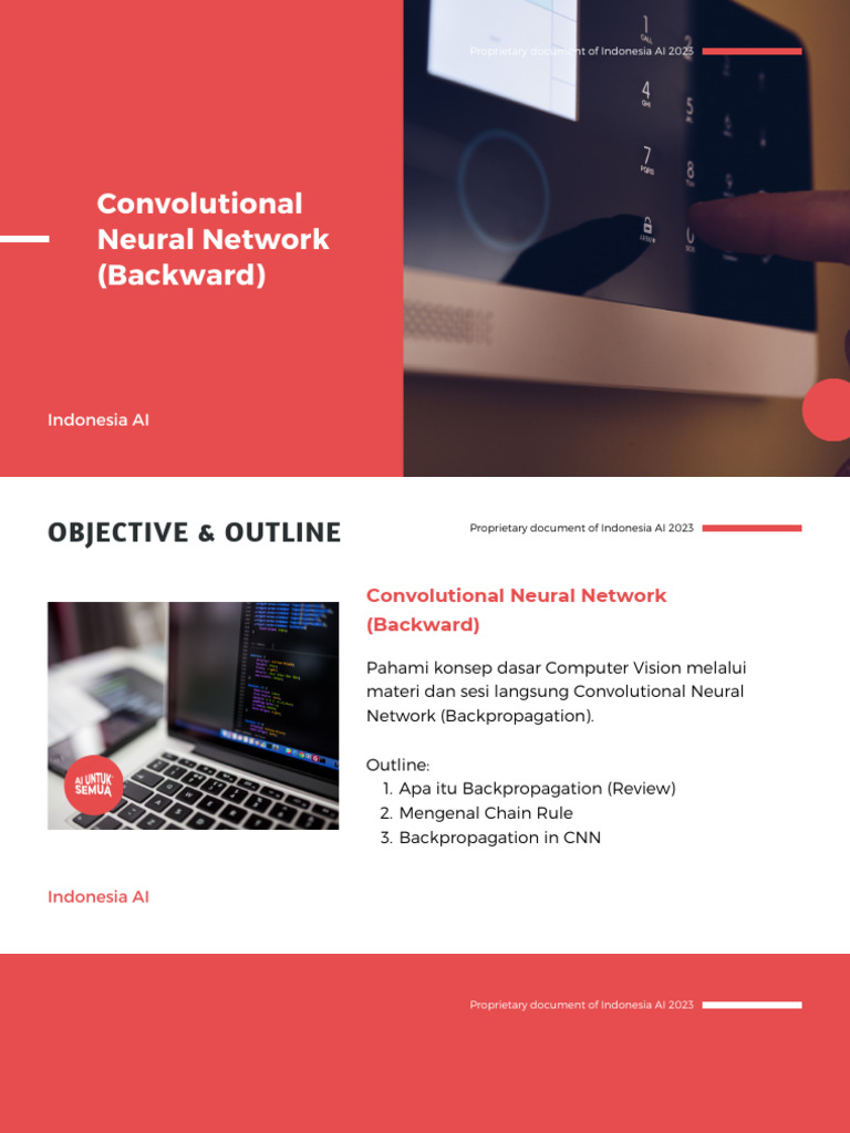 Sesi 11 Convolutional Neural Network (Backward) | PDF