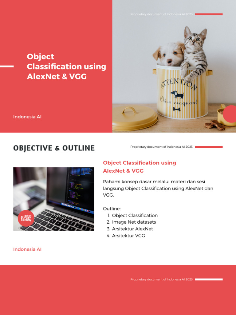 Sesi 12 Object Classification Using AlexNet & VGG | PDF