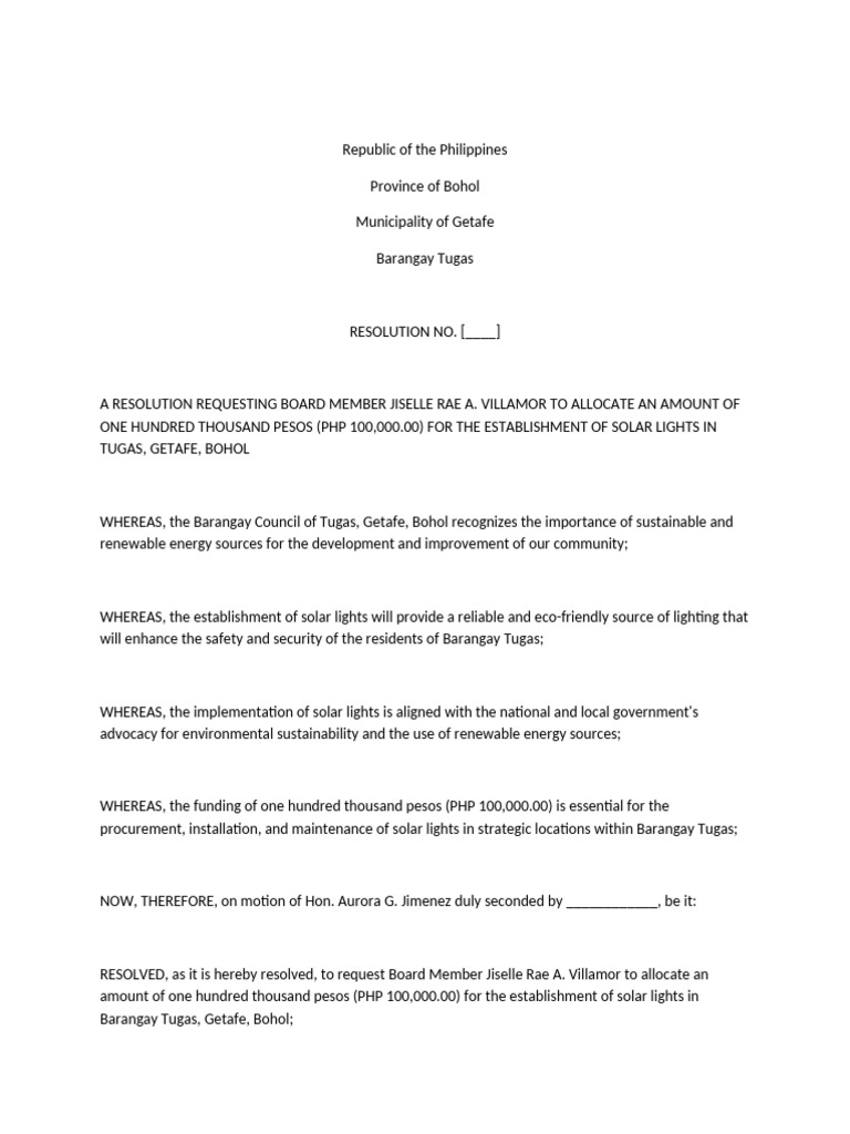 Solar Resolution | PDF