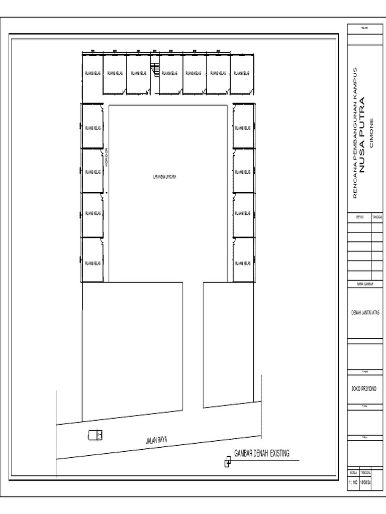 1, Denah Existing | PDF