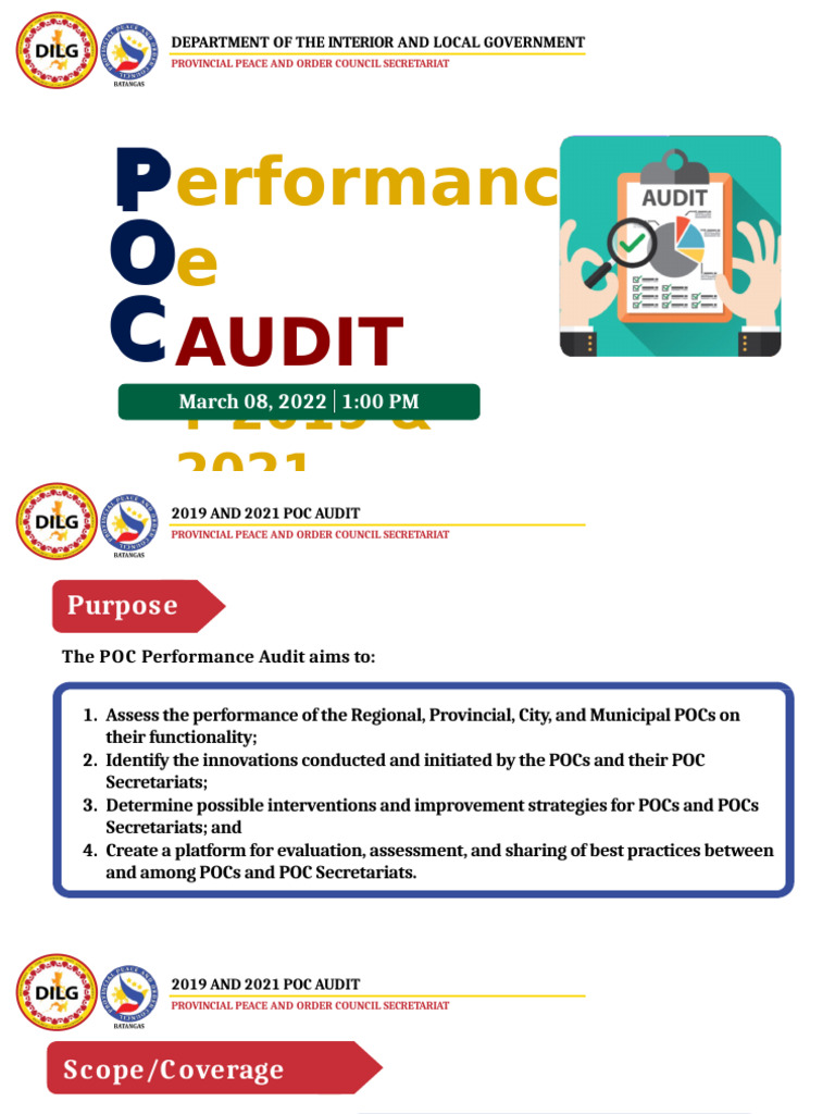 2019 and 2021 POC Performance Audit | PDF