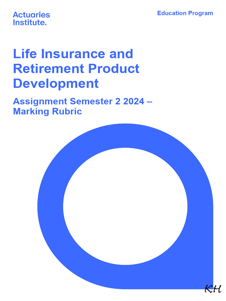 LIRPD 2024 S2 Assignment Rubric - FINAL | PDF