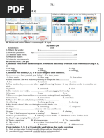 Đề Kiểm Tra Giữa Kì 1 - t.anh 9 | PDF