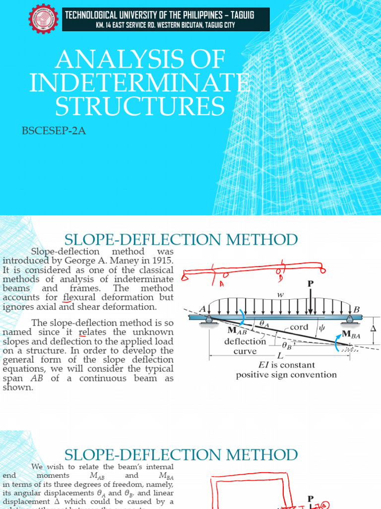 ANALYSIS-OF-INDETERMINATE-STRUCTURES (Autosaved) | PDF