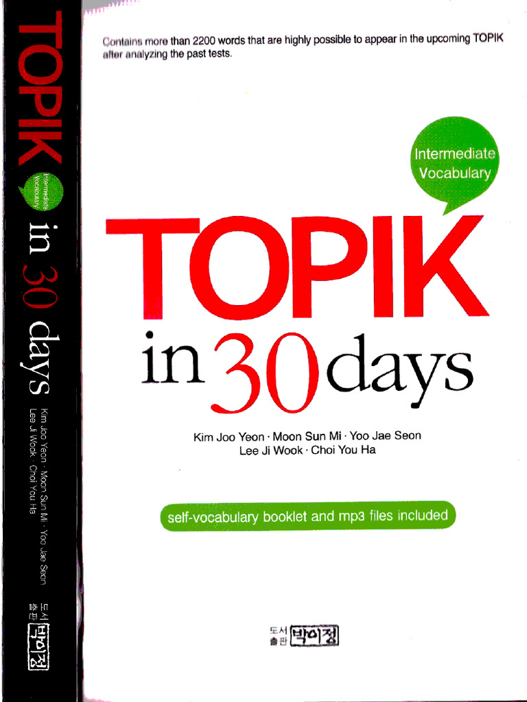Topik in 30days Intermediate Vocabulary PDF | PDF