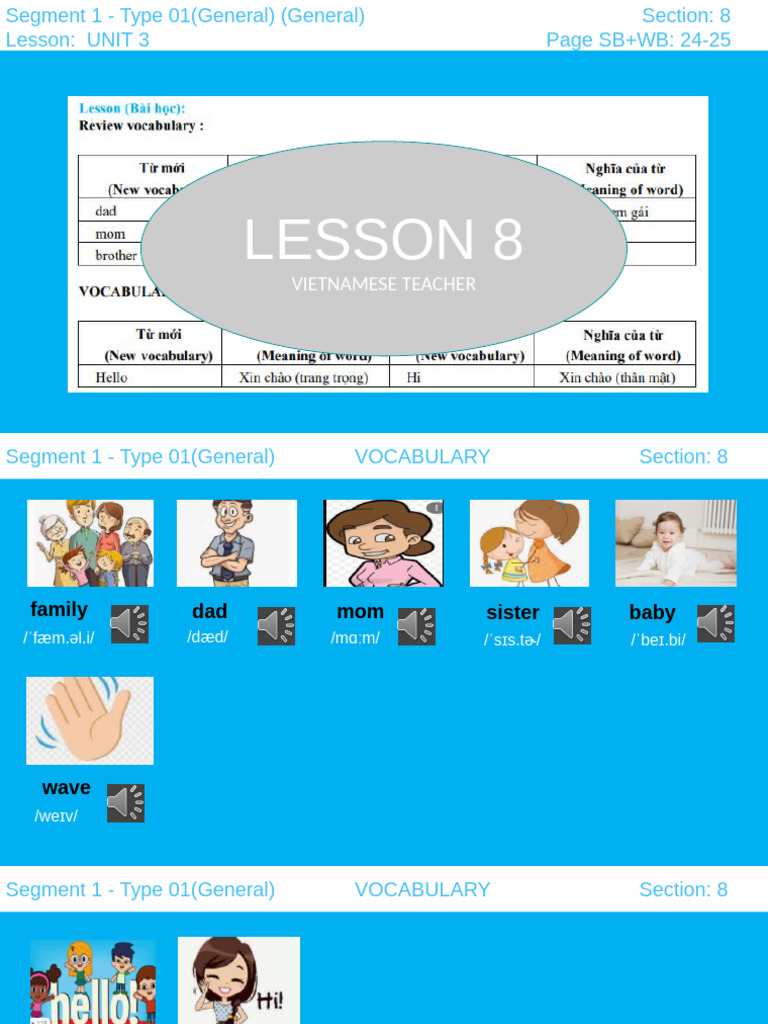 Lesson 8 Pre - Starters 1 Powerpoint | PDF