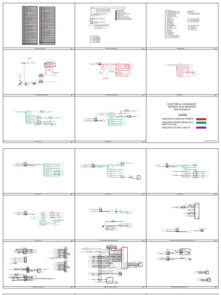 4430 Patriot Sprayer-Electrical Schematic | PDF