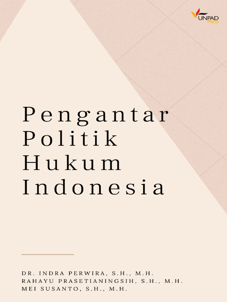 Buku - Pak Indra - Pangantar Polkum Indonesia | PDF