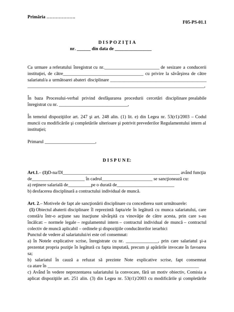 Formular F05-PS-01.1 | PDF
