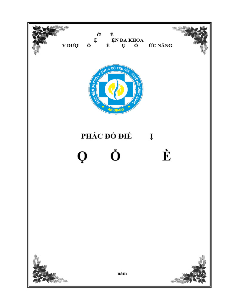 Phac Do Dieu Tri PHCN | PDF