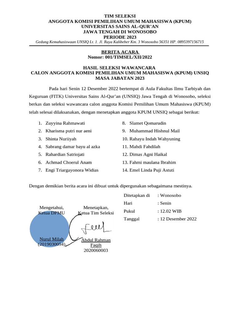 BERITA_ACARA_DPM[1] | PDF