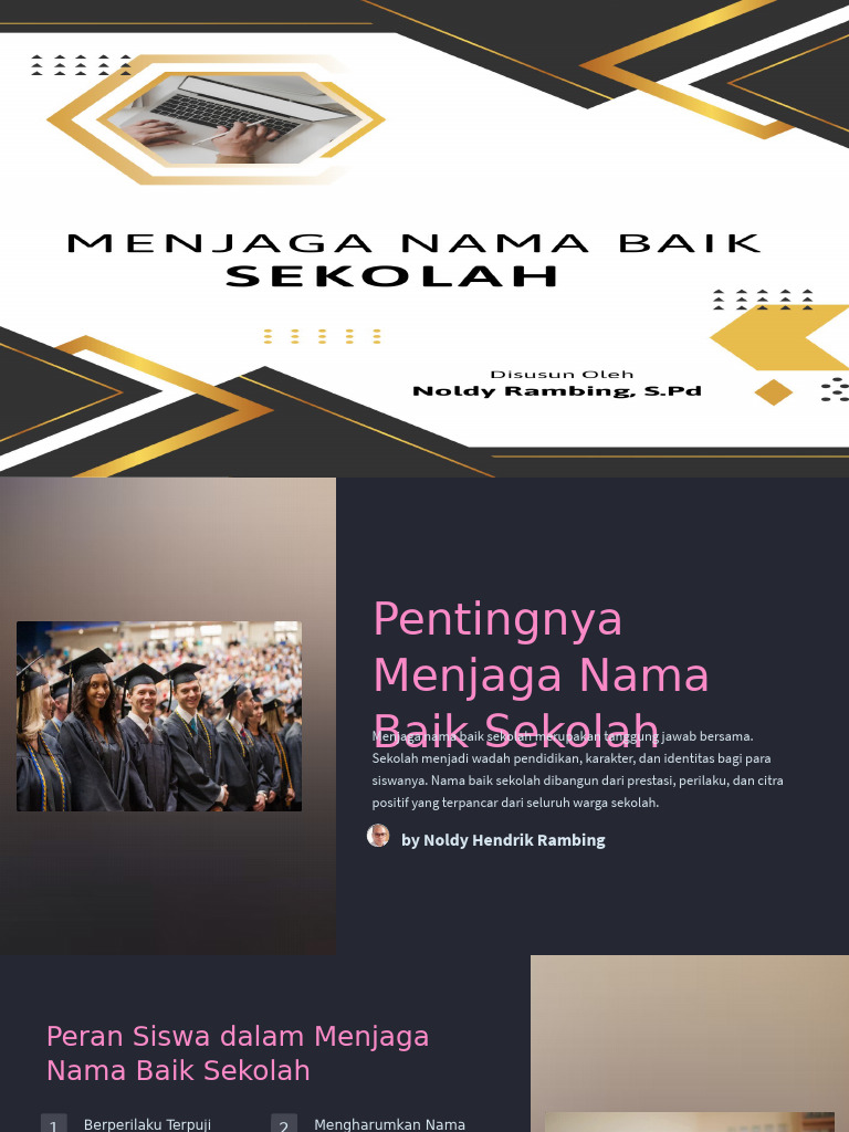 Materi Menjaga Nama Baik Sekolah | PDF