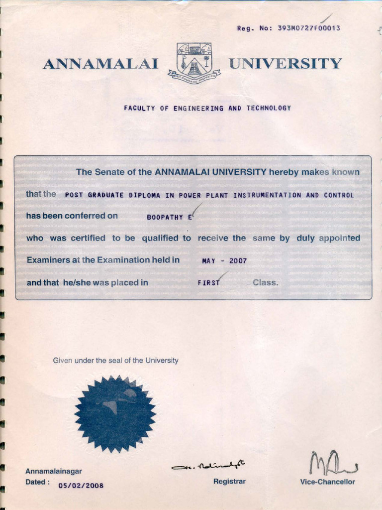 Qualification Documents | PDF