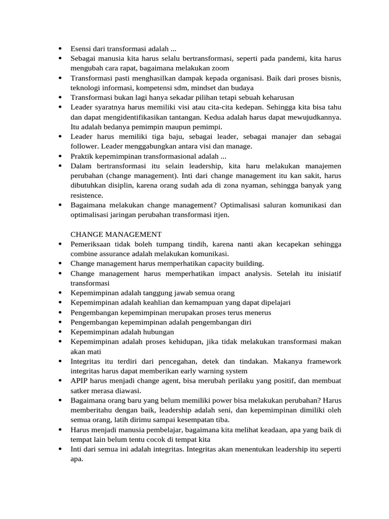 Resume Kuliah Umum Kasar | PDF | Self-Improvement