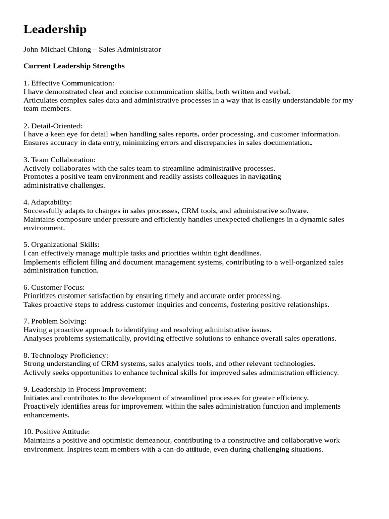 Leadership | PDF