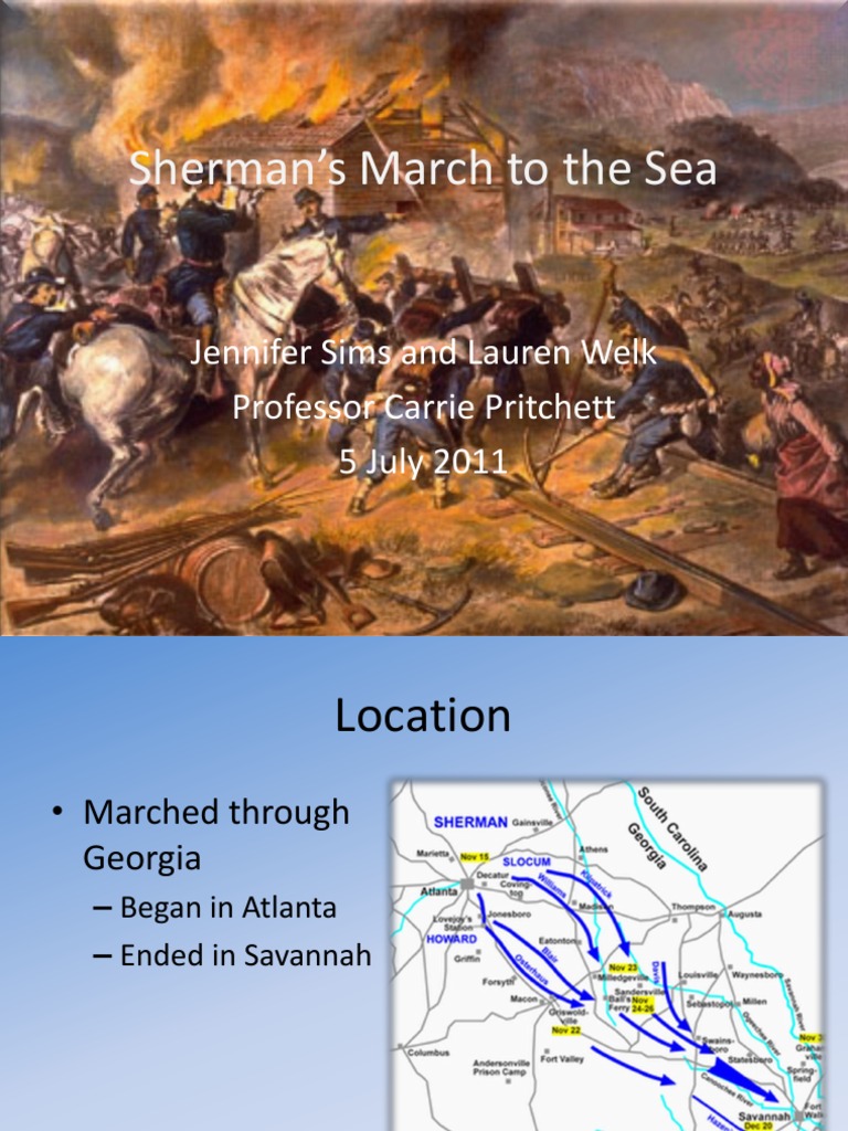 Sherman's March To The Sea | PDF