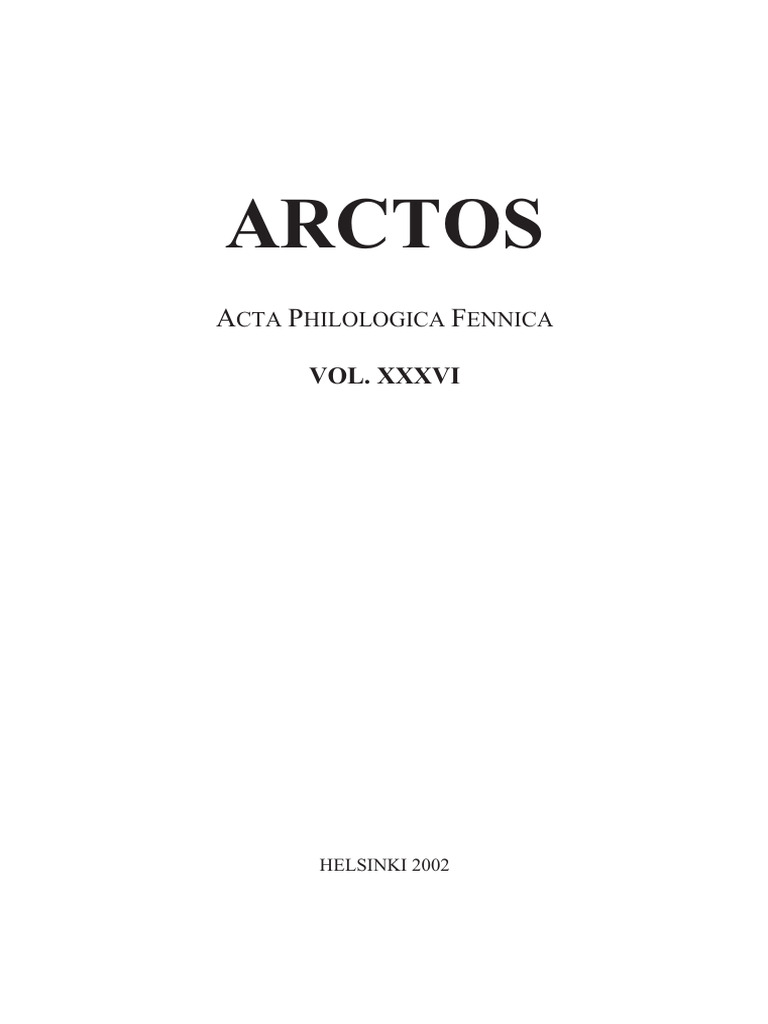 Arctos 36 (Kajava) | PDF