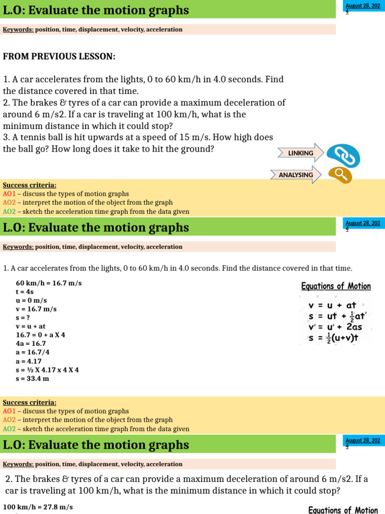 L2-Interpreting Motion Graphs | PDF