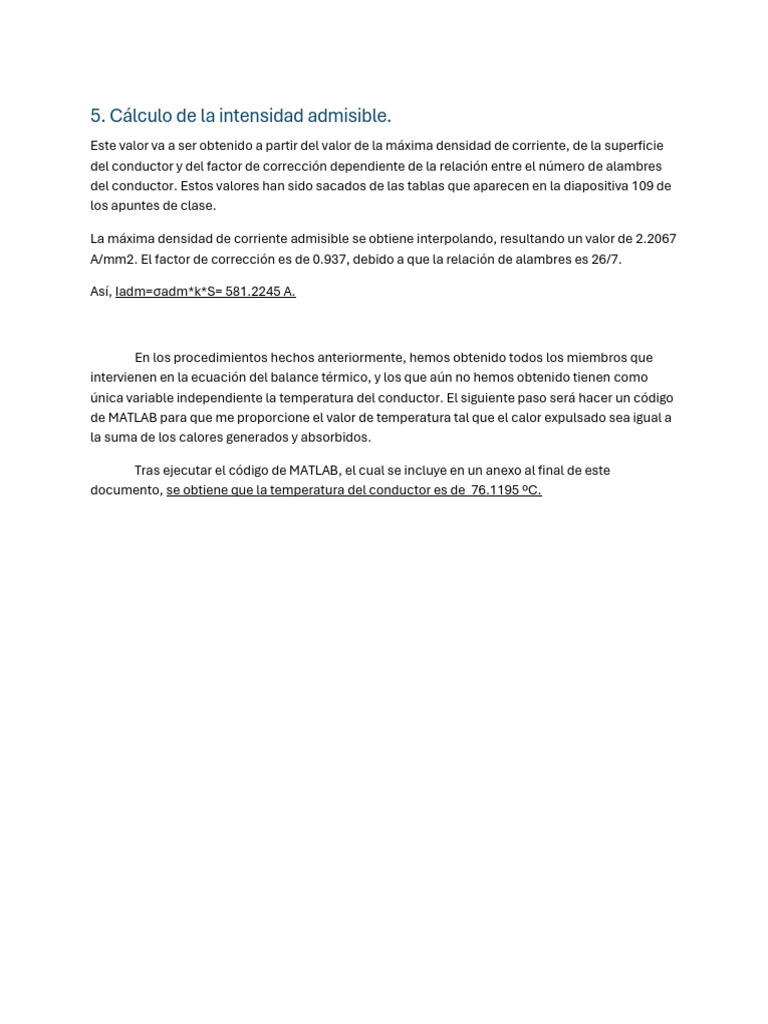 CalculoCurrent Inst | PDF