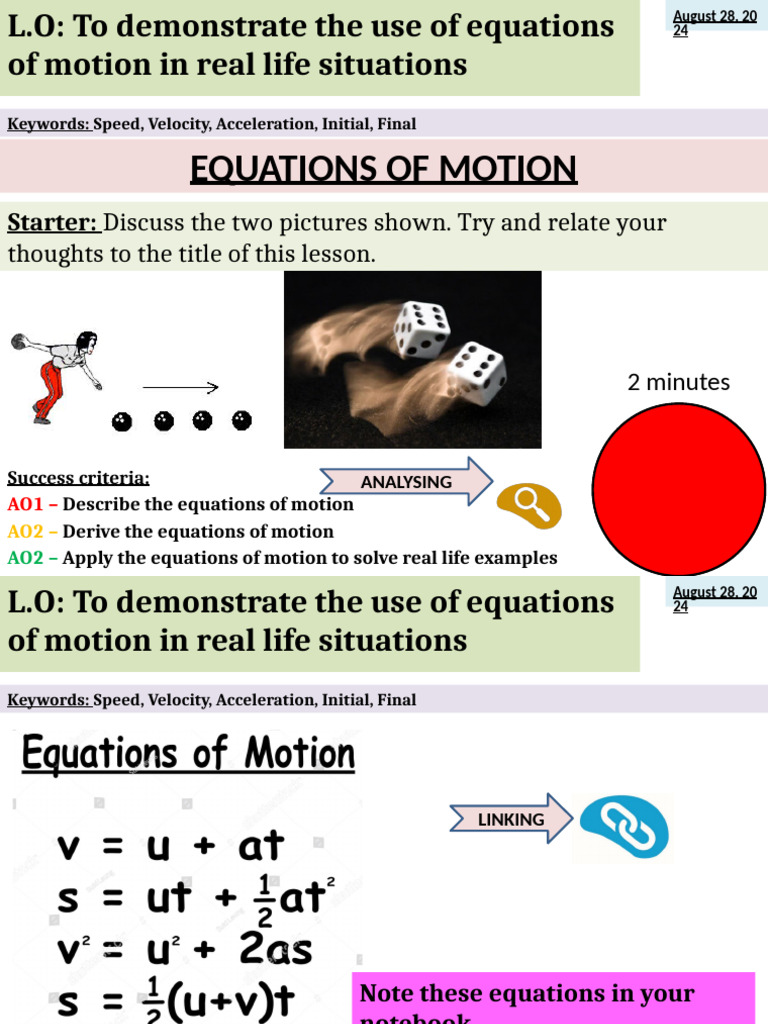l2-Equations of Motion 1 | PDF