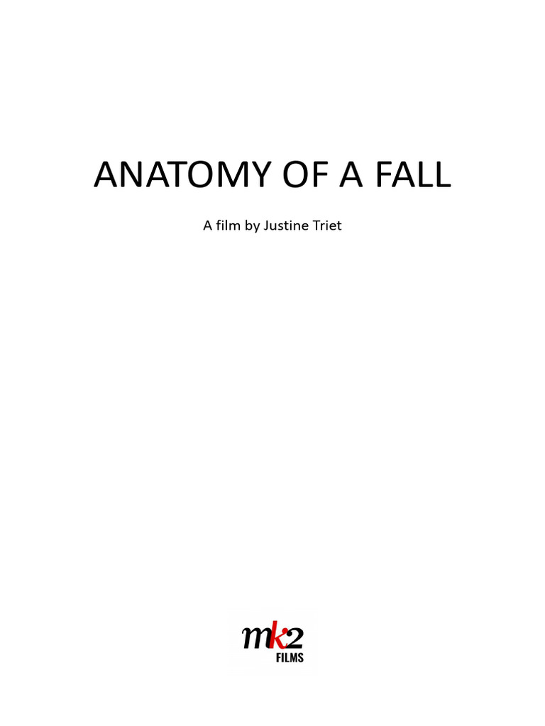 2023 ANATOMY OF A FALL Screenplay English | PDF