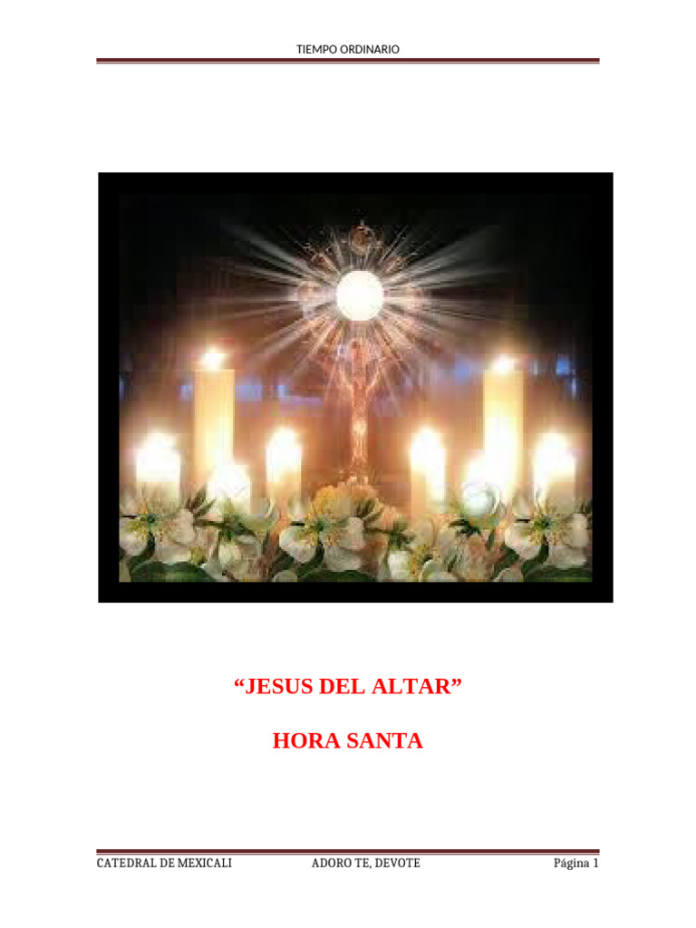 El Jesus Del Altar | PDF