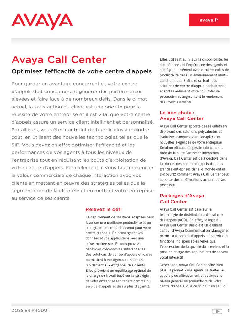 Avaya Call Center | PDF